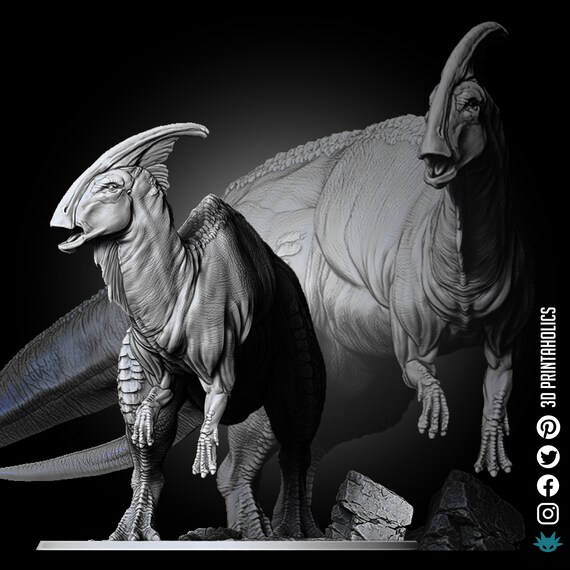 Parasaur Dinosaur Standing Wild Premium Plant Based Resin | Etsy