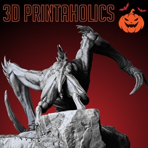 Crawling Vampire Bat - Premium Plant Based Resin 3D Printed Miniature ...