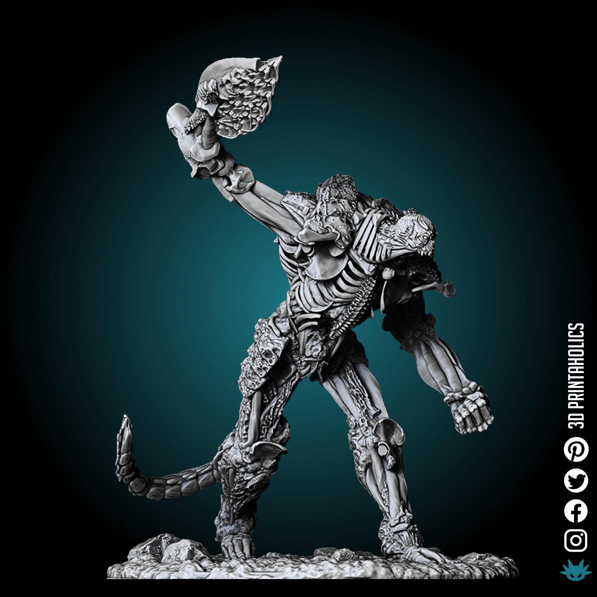 Bone Colossus Premium 4k Plant Based Resin 3D Printed - Etsy UK