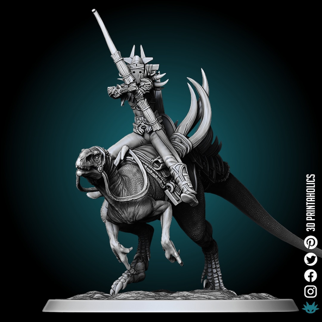 Raptor Rider/armoured/solo Premium Plant Based Resin 3D Printed ...