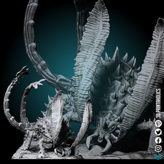 Rust Monster Premium Plant Based Resin 3D Printed Miniature - Etsy