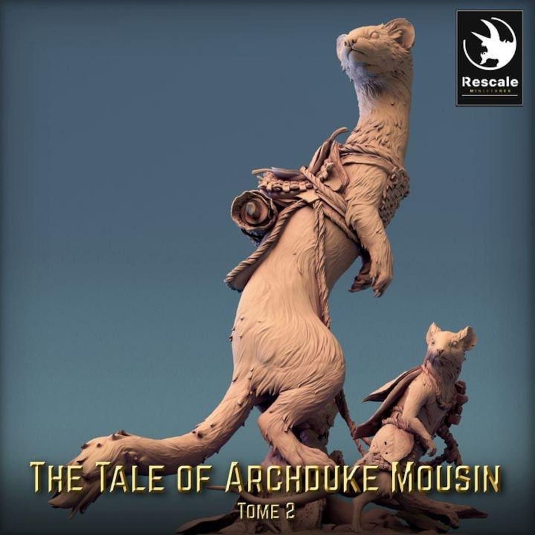 Mousin Weasel Stand - Premium 12k Quality | Highly Detailed Figures ...