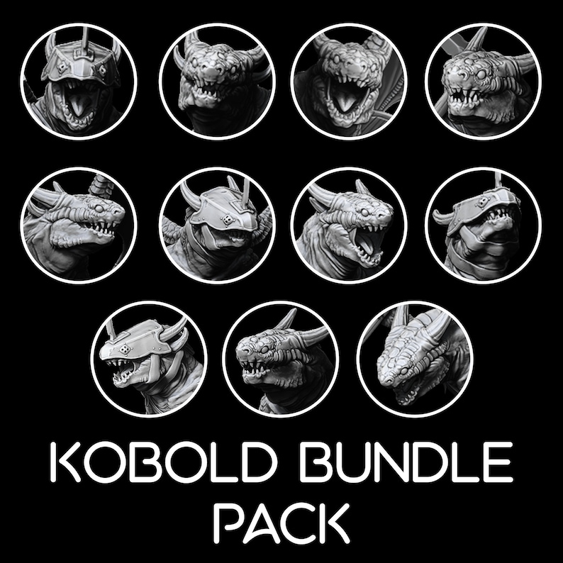 Kobold Bundle Pack - 11 Kobold Bundle, Premium Plant Based Resin 3D ...