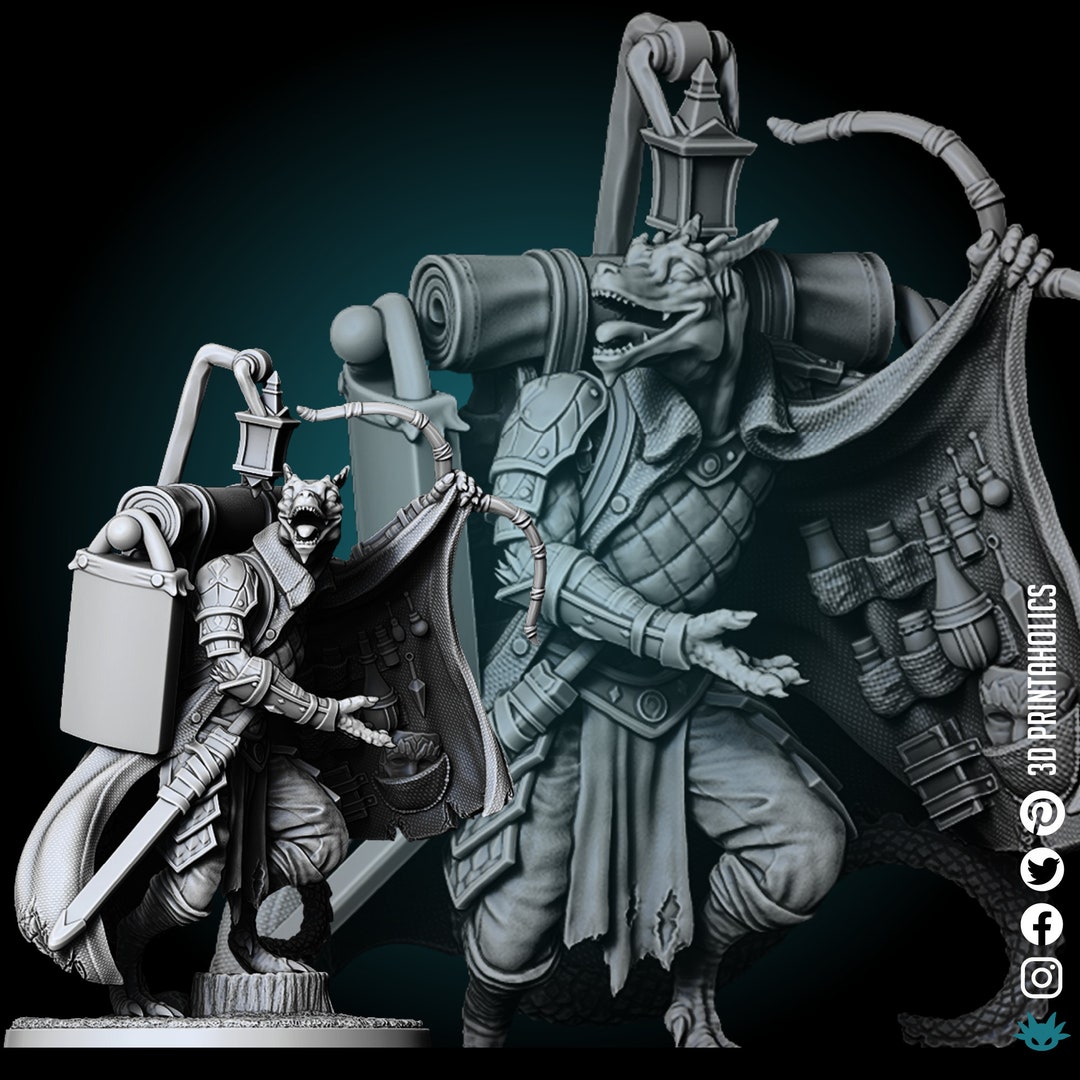 Kobold Merchant - Premium Plant Based Resin 3D Printed Miniature ...