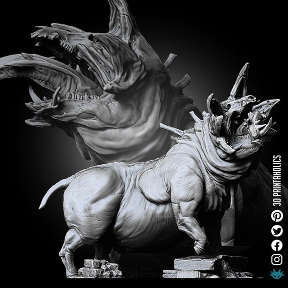 Corrupt Undead Pig Scream Premium Plant Based Resin 3D | Etsy