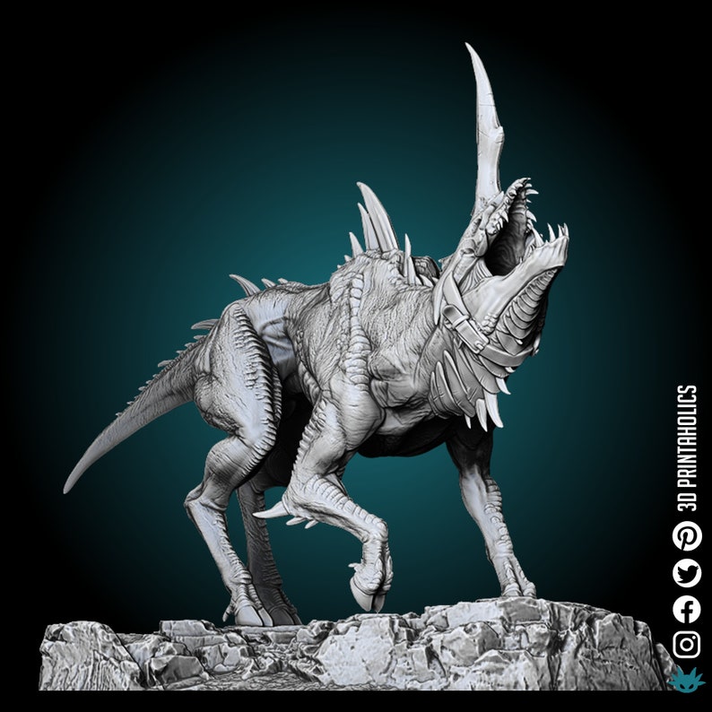 Infernum Dog Premium 4k Plant Based Resin 3D Printed - Etsy UK