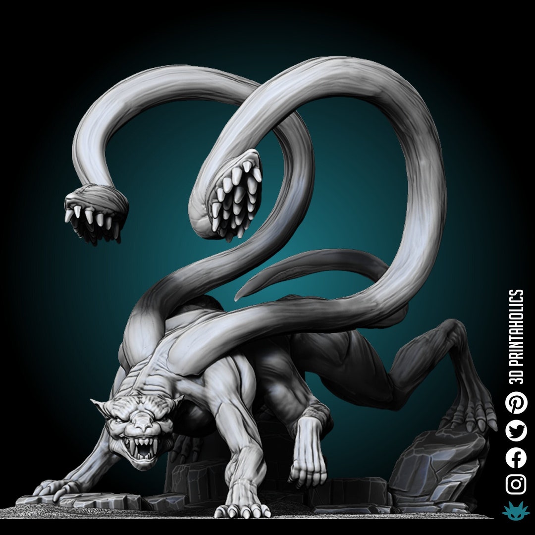 Displacer Beast - Premium Plant Based Resin 3D Printed Miniature ...