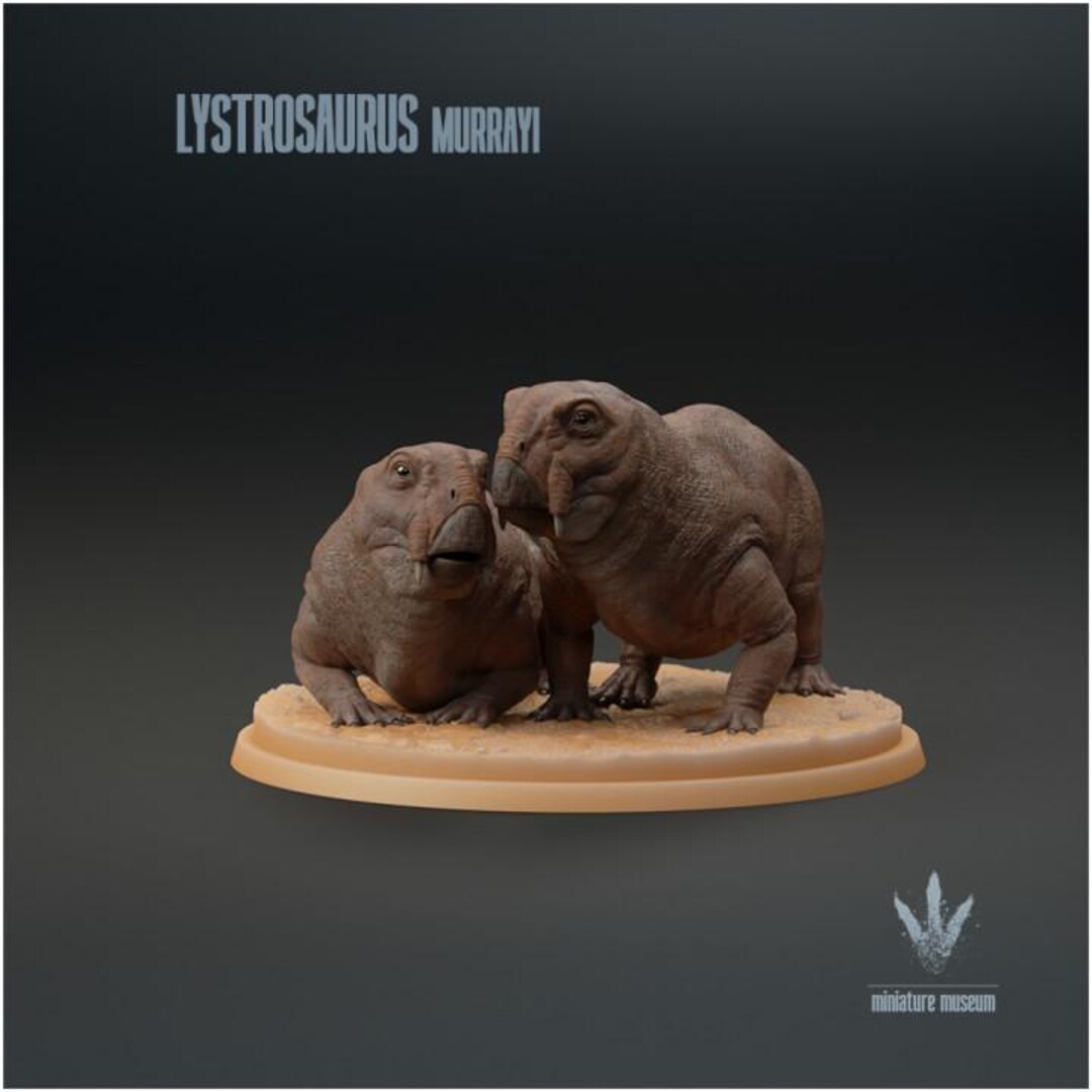 Lystrosaurus Murrayi Couple - Premium 12k Quality | Highly Detailed ...