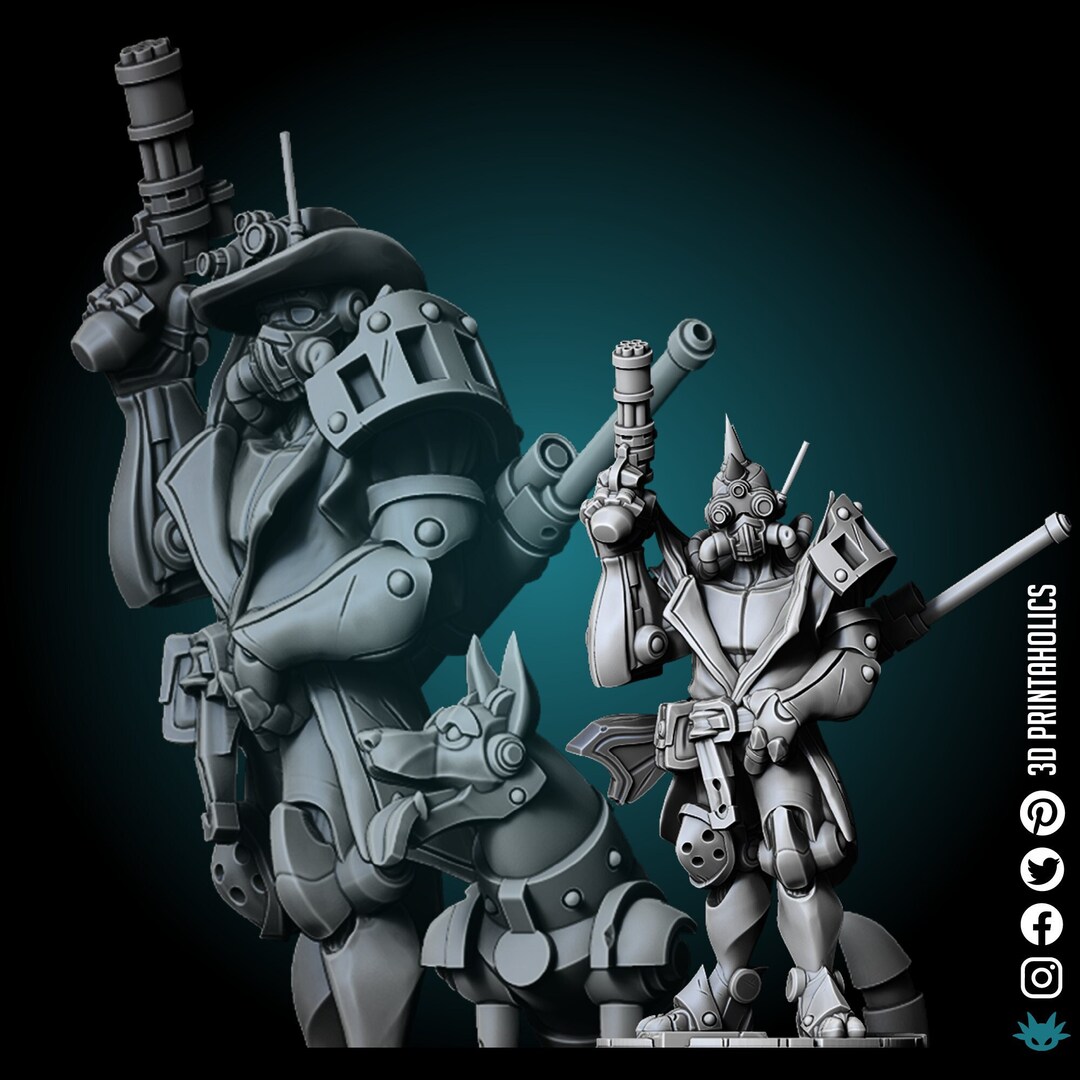 Warforged Artificer - Premium Plant Based Resin 3D Printed Miniature ...