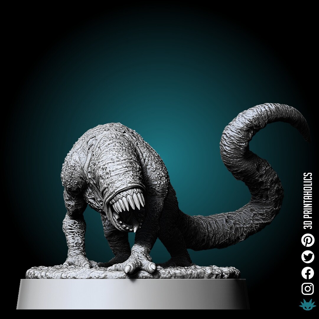 Young Devourer Beast Premium Plant Based Resin 3D Printed Miniature ...