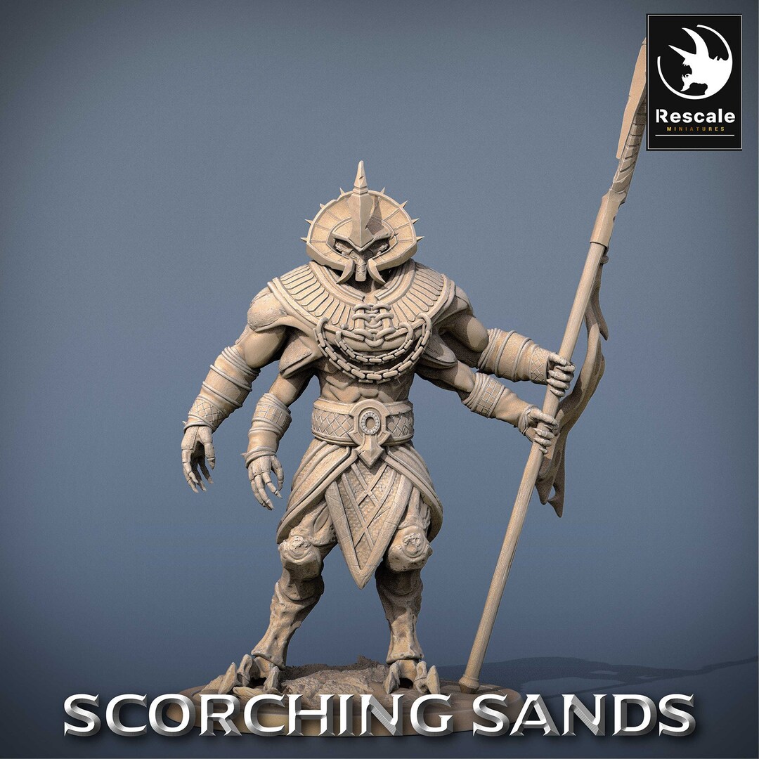 Egyptian Locust Guard - Premium 12k Quality | Highly Detailed Figures ...