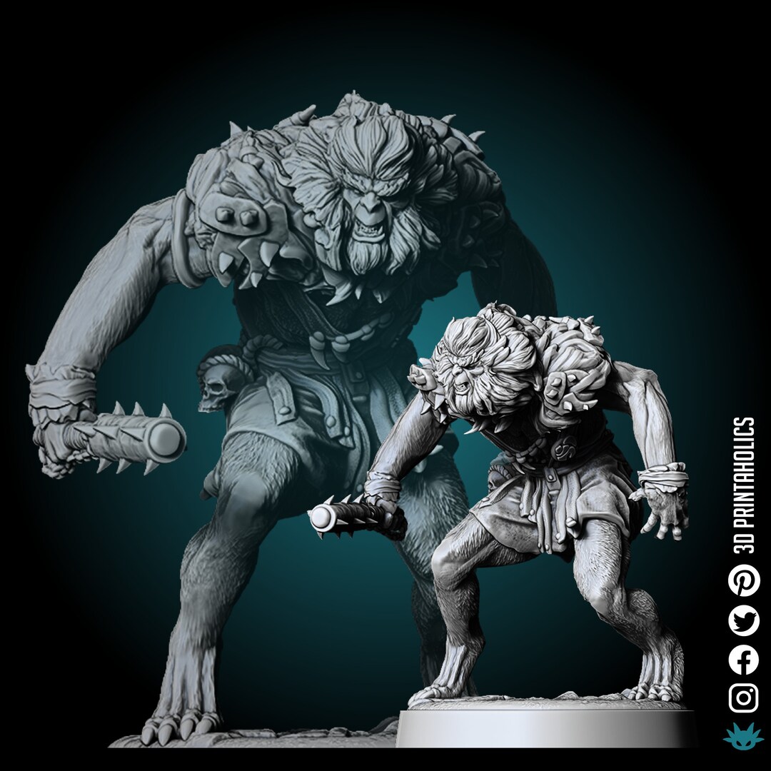 Bugbear - Premium 4k Plant Based Resin 3D Printed Miniature, Tabletop ...