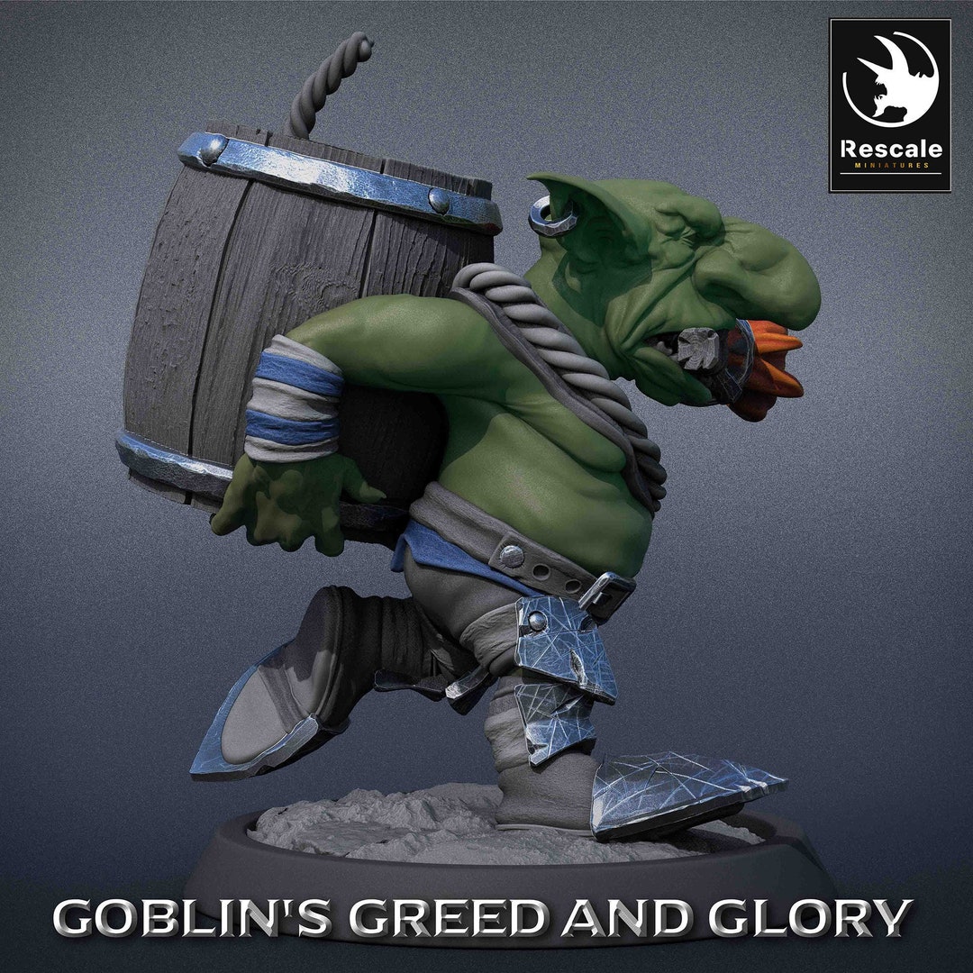 Goblin Sapper - Premium 12k Quality | Highly Detailed Figures | Fantasy RPG Characters ...