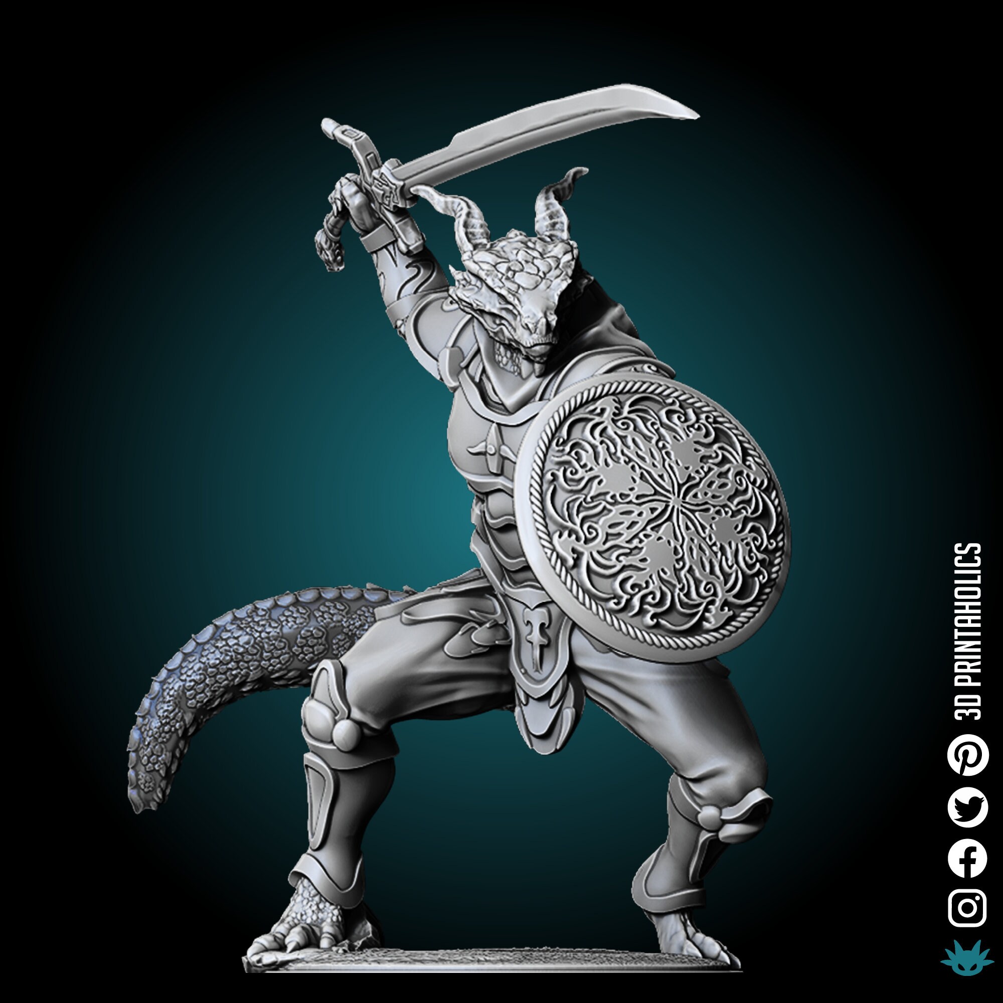 Drakkari Flameblade - Premium 4k Plant Based Resin 3D Printed Miniature ...