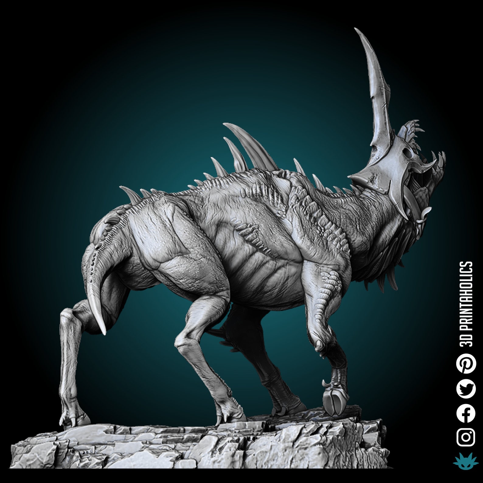 Infernum Dog Premium 4k Plant Based Resin 3D Printed - Etsy UK