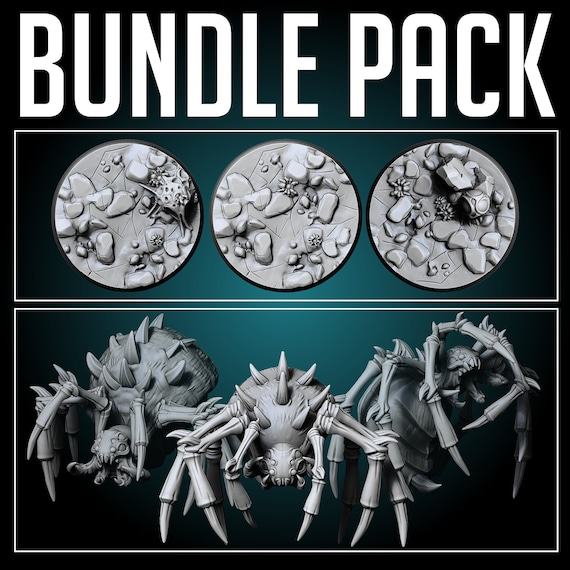 Spider Bundle Pack Premium 4k Plant Based Resin 3D Printed - Etsy