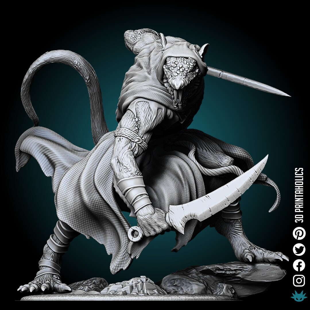 Verminhorde Rot Priest - Premium Plant Based Resin 3D Printed Miniature ...
