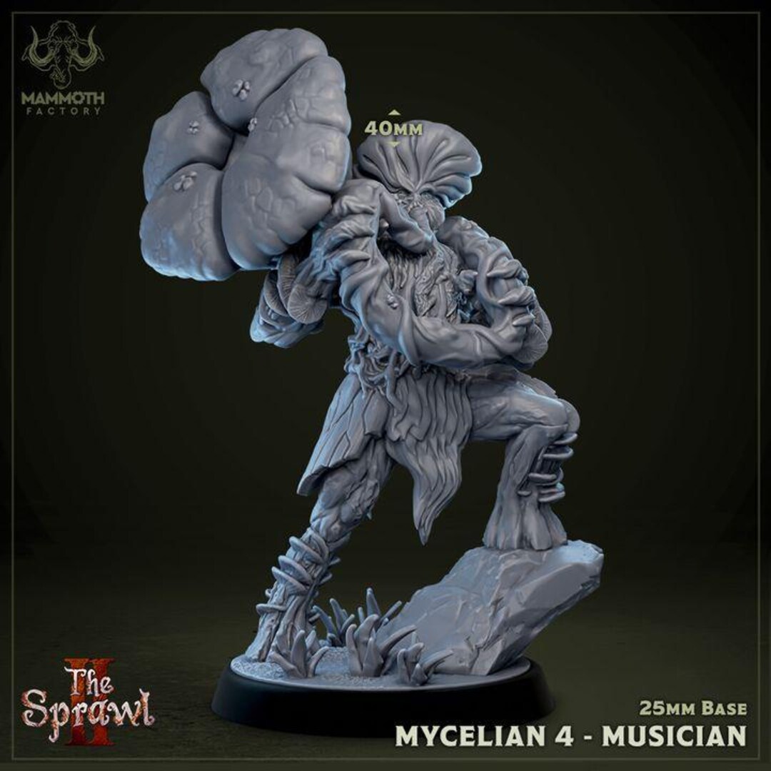 Mycelian, Musician Premium 12k Quality Highly Detailed Figures Fantasy ...