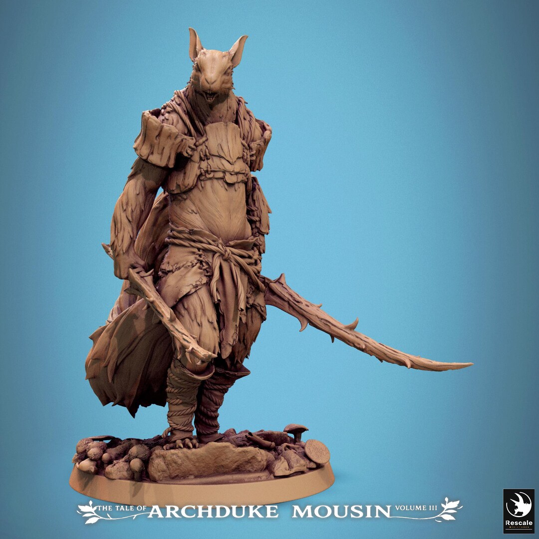 Squirrel Sellsword - Premium 12k Quality | Highly Detailed Figures ...