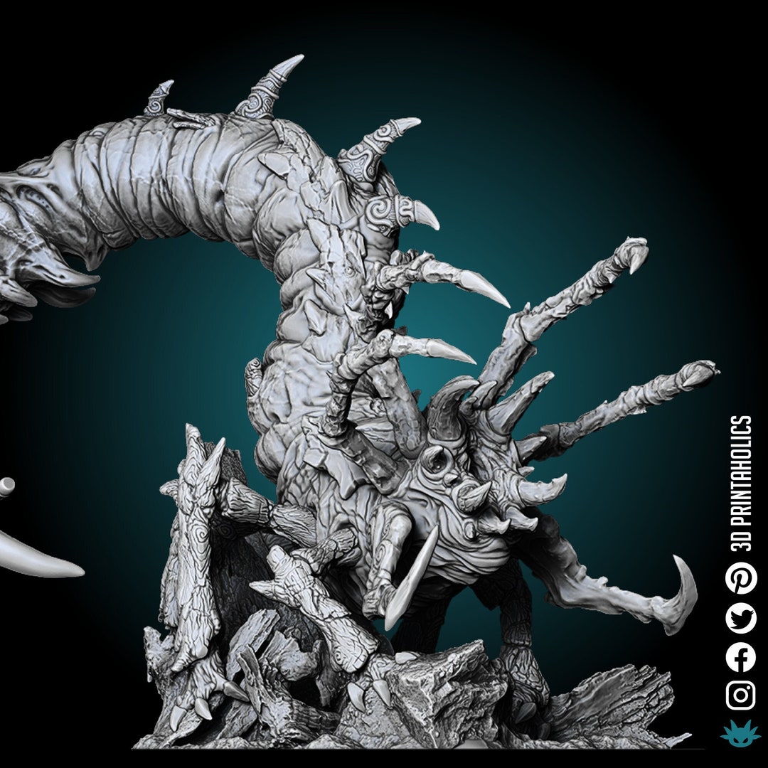 Great Furor Premium 4k Plant Based Resin 3D Printed Miniature, Tabletop ...