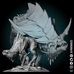 Infernum Dog Premium 4k Plant Based Resin 3D Printed - Etsy