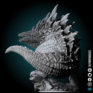 Godzilla/gojira - Premium 4k Plant Based Resin 3D Printed Miniature ...