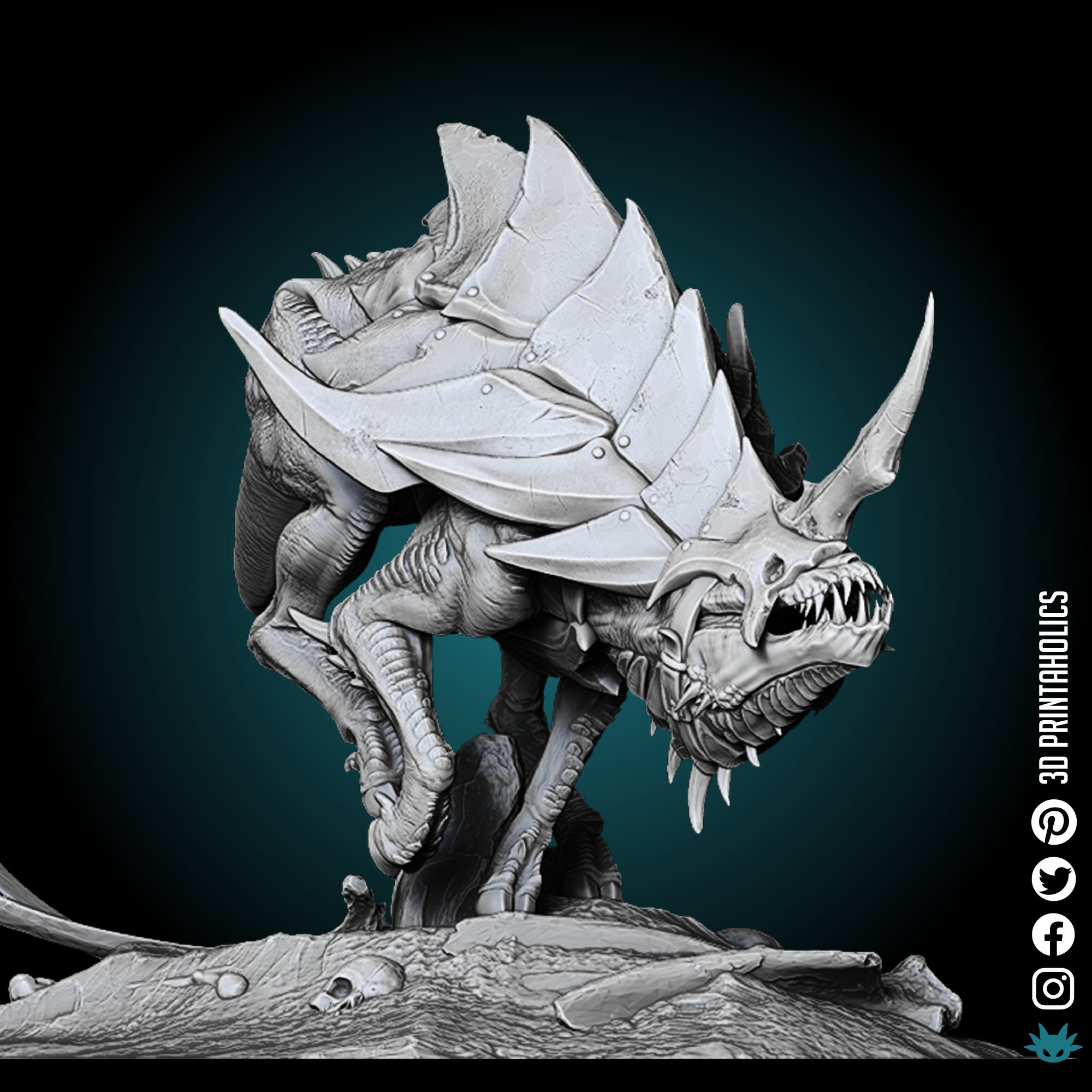 Infernum Dog Premium 4k Plant Based Resin 3D Printed - Etsy