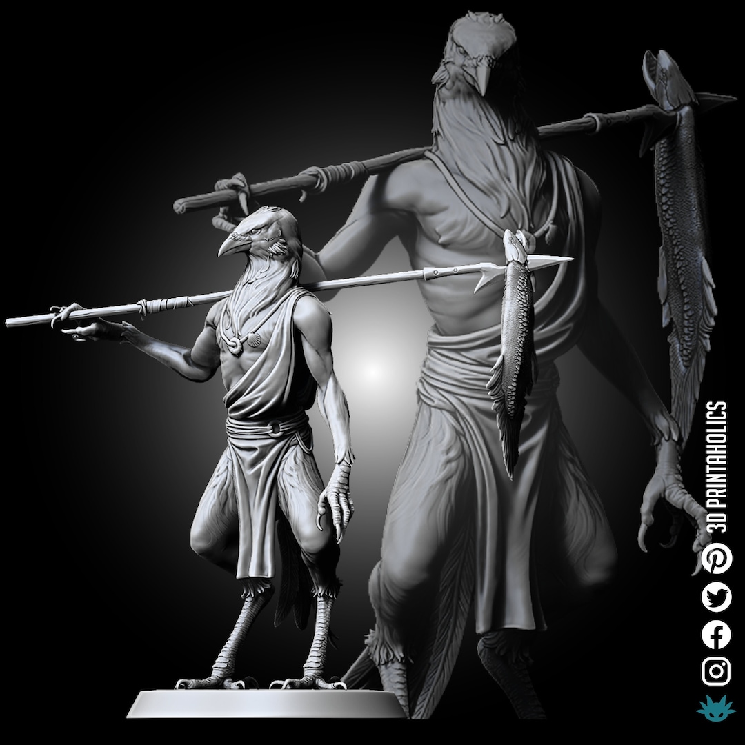 Kenku - Fishstick - Premium Plant Based Resin 3D Printed Miniature ...