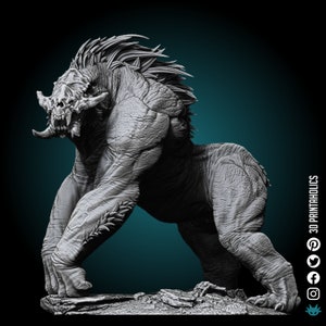 Barlgura - Standing - Premium Plant Based Resin 3D Printed Miniature ...