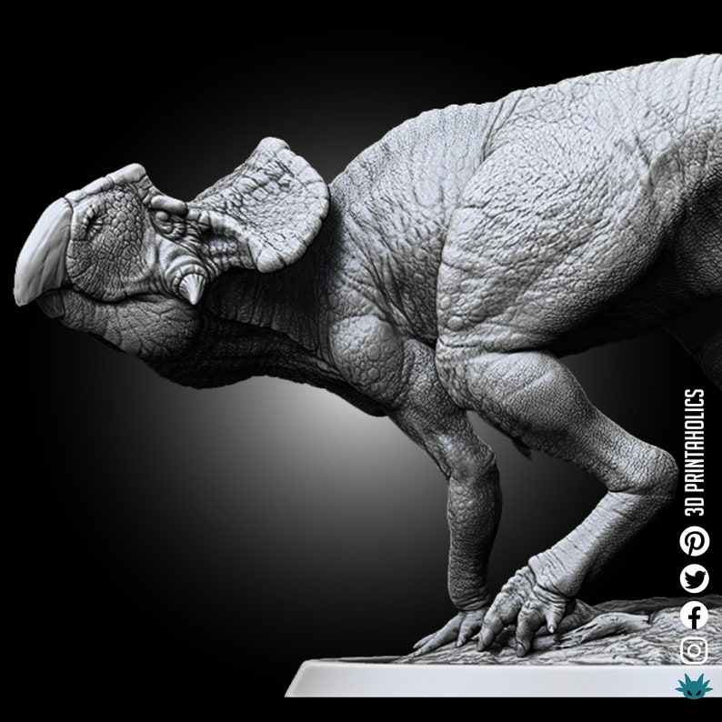Protoceratops Dinosaur Run Premium Plant Based Resin 3D - Etsy