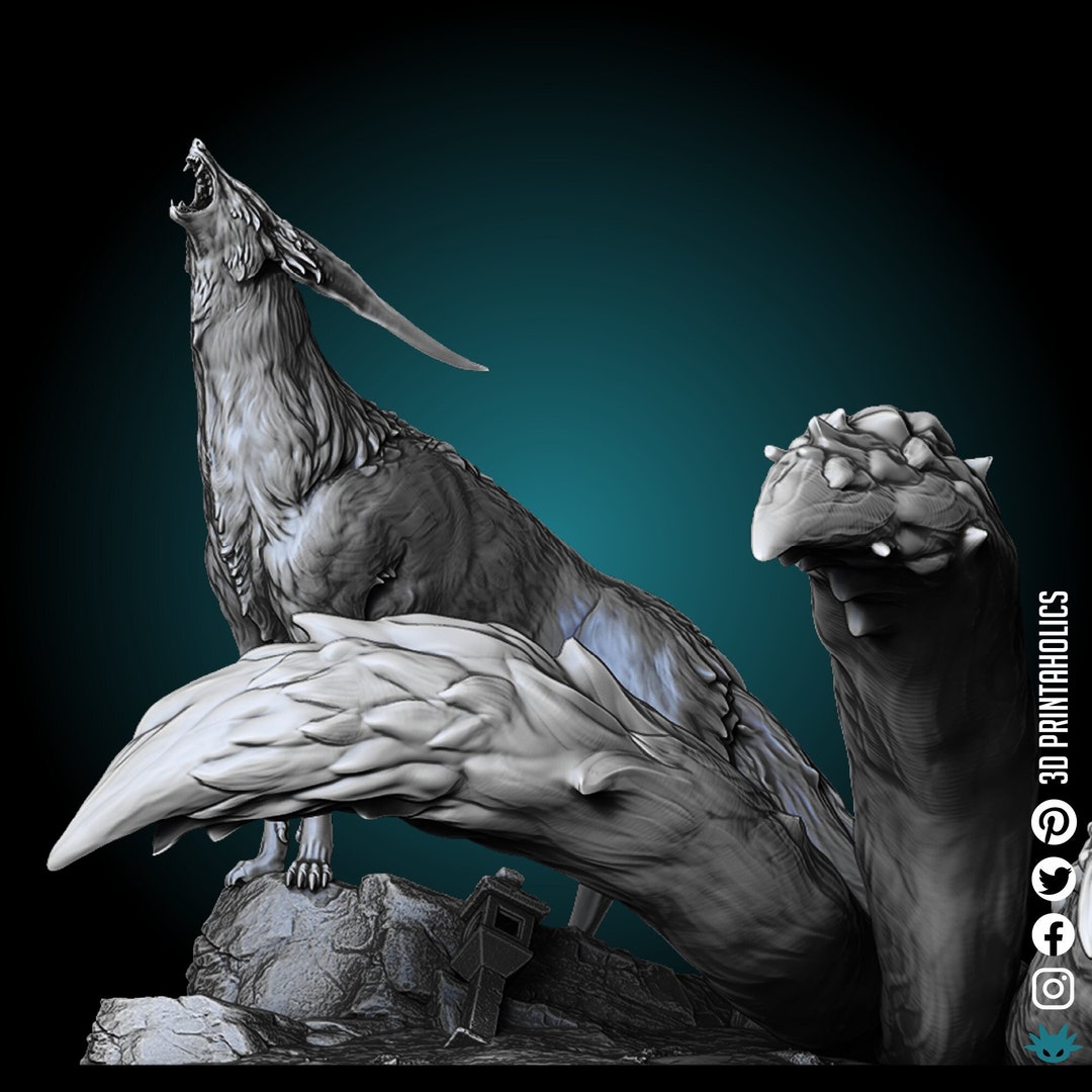Kitsune - Howl - Premium 4k Plant Based Resin 3D Printed Miniature ...