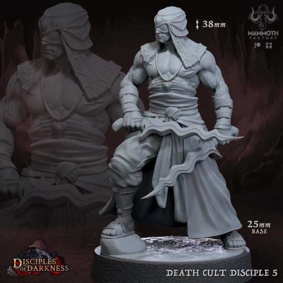 Death Cult Disciple, Step Pose Premium 12k Quality Highly Detailed ...