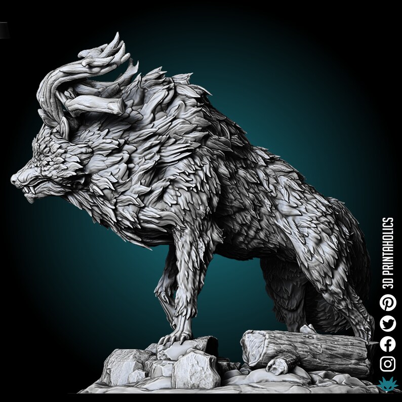 Gwyllgi Premium 4k Plant Based Resin 3D Printed Miniature - Etsy