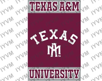 Texas A&m Vinyl Logo - Etsy