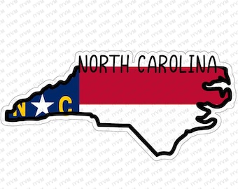 Tar Heel Decal - Etsy