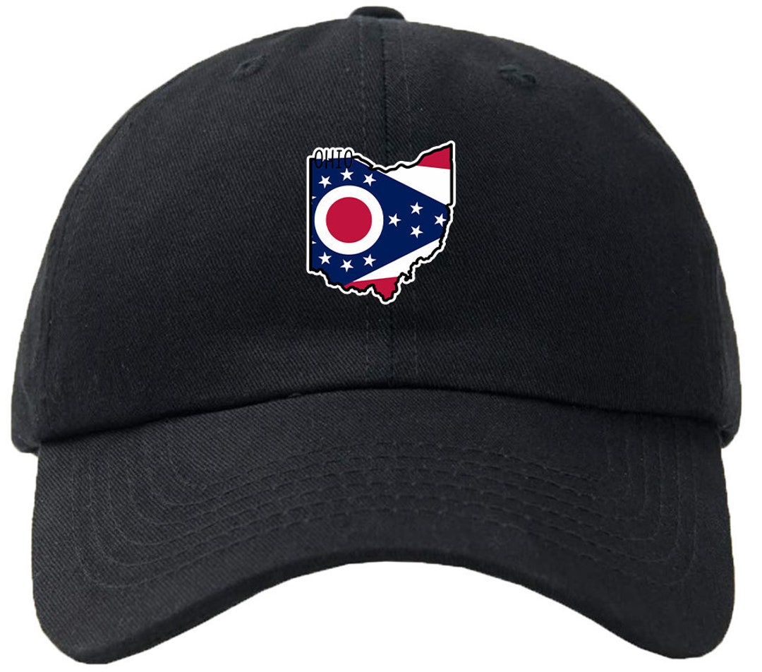 Ohio Map Flag Sticker Decal USA Ohio State Columbus the Buckeye State ...