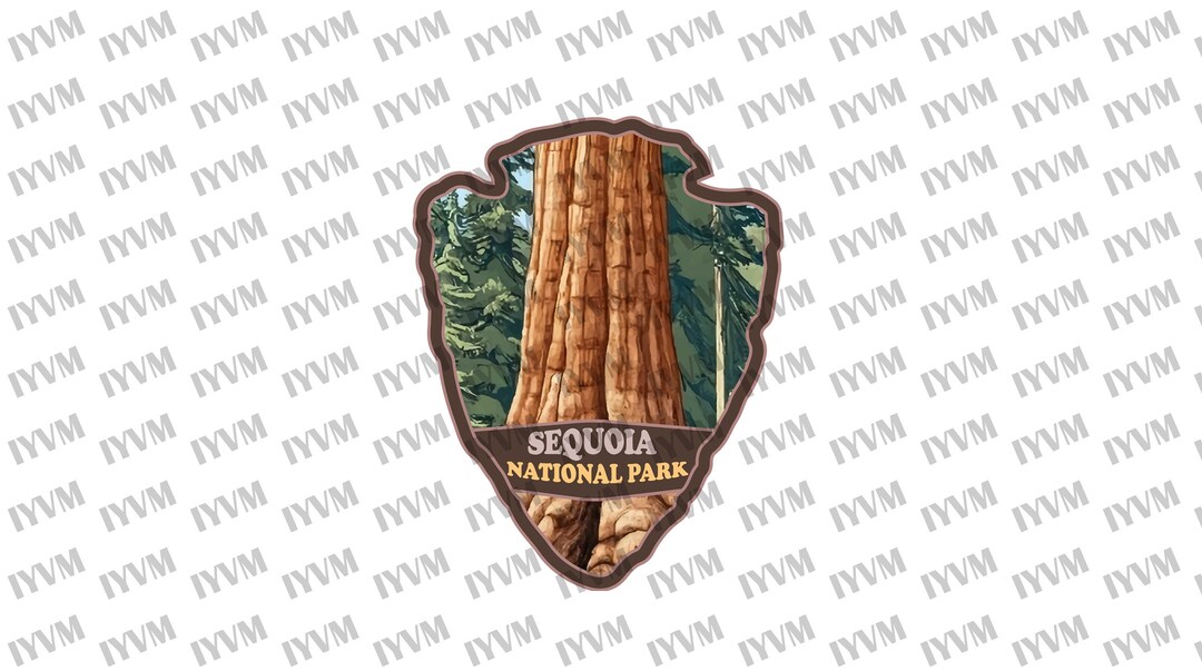 Sequoia National Park Decal Sticker - US National Parks Series - Etsy