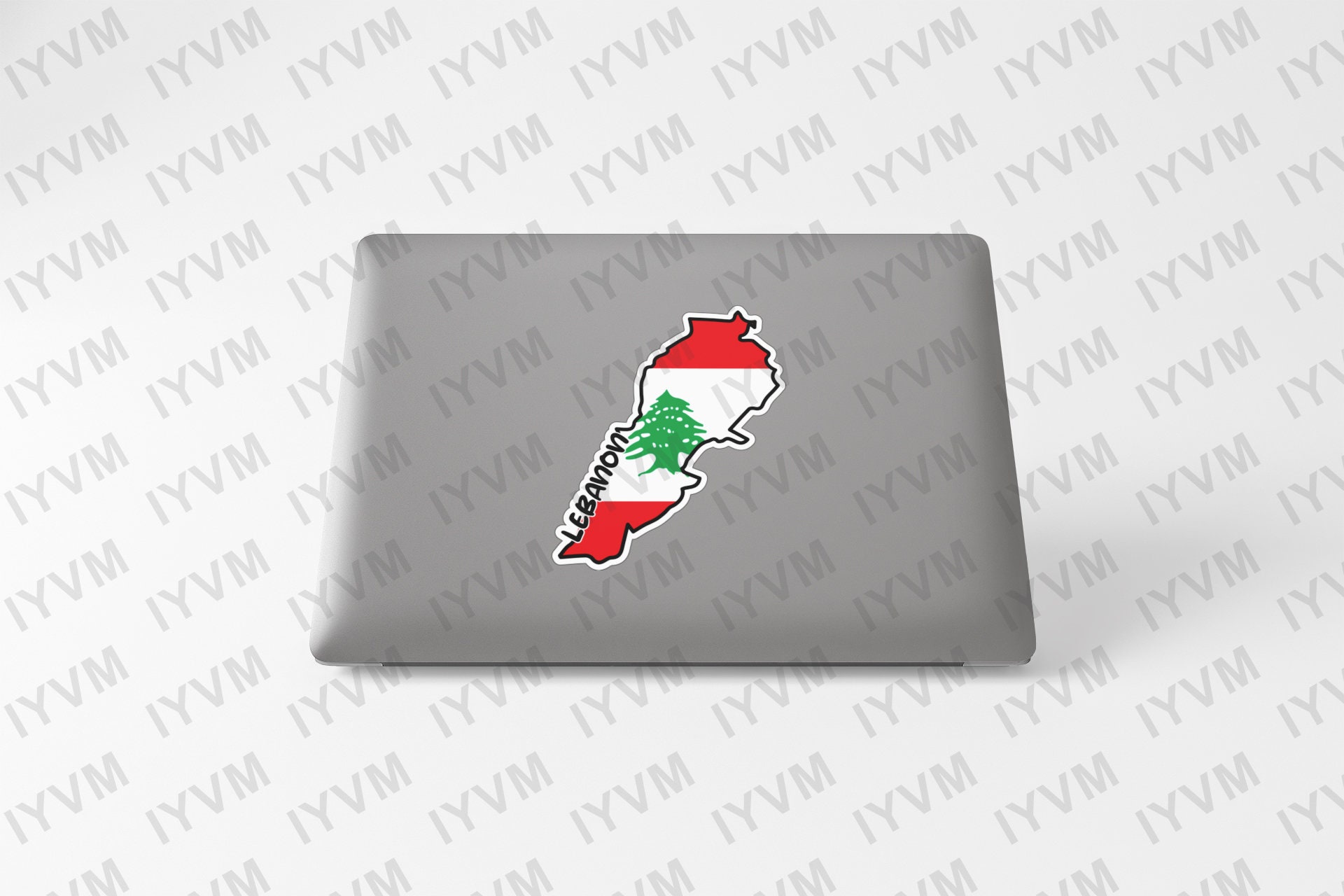 Lebanon Map Flag Sticker Decal / Republic of Lebanon / - Etsy