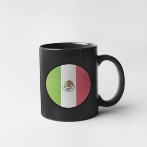 Mexico Flag Circle Sticker Decal - Etsy