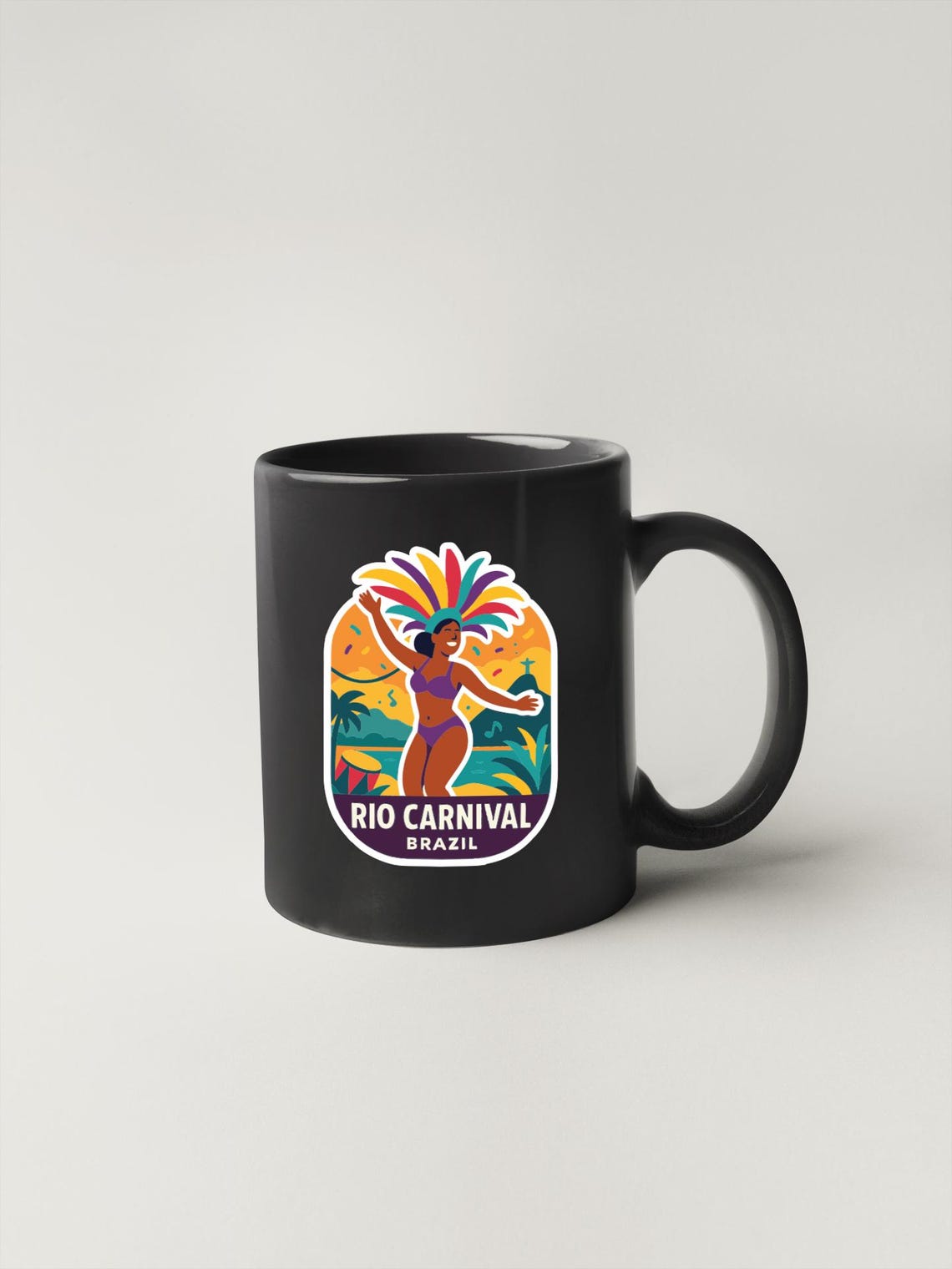 Rio Carnival Brazil Sticker Decal Vinyl Die-cut Symbolic Landmark ...