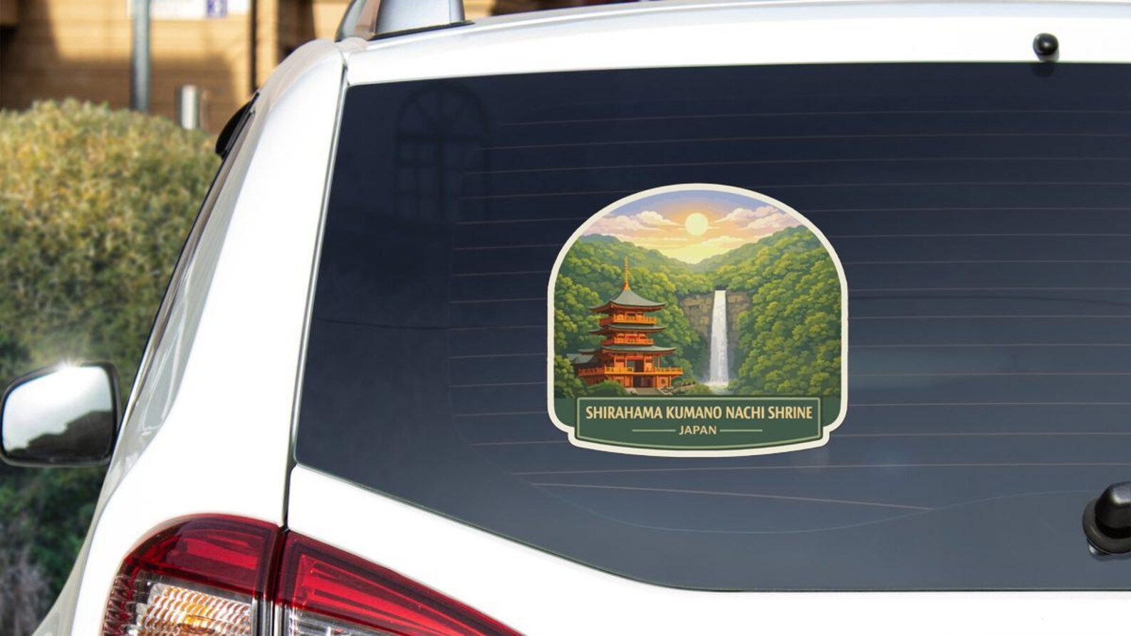 Shirahama Kumano Nachi Shrine Japan Sticker Decal Vinyl Die-cut World ...