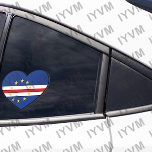 Cape Verde Flag Sticker Decal / Cabo Verde / Republic of Cabo Verde ...