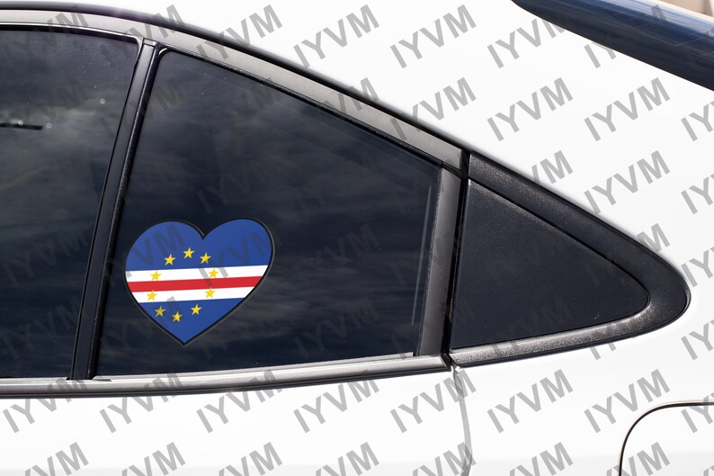 Cape Verde Flag Sticker Decal / Cabo Verde / Republic of Cabo Verde ...