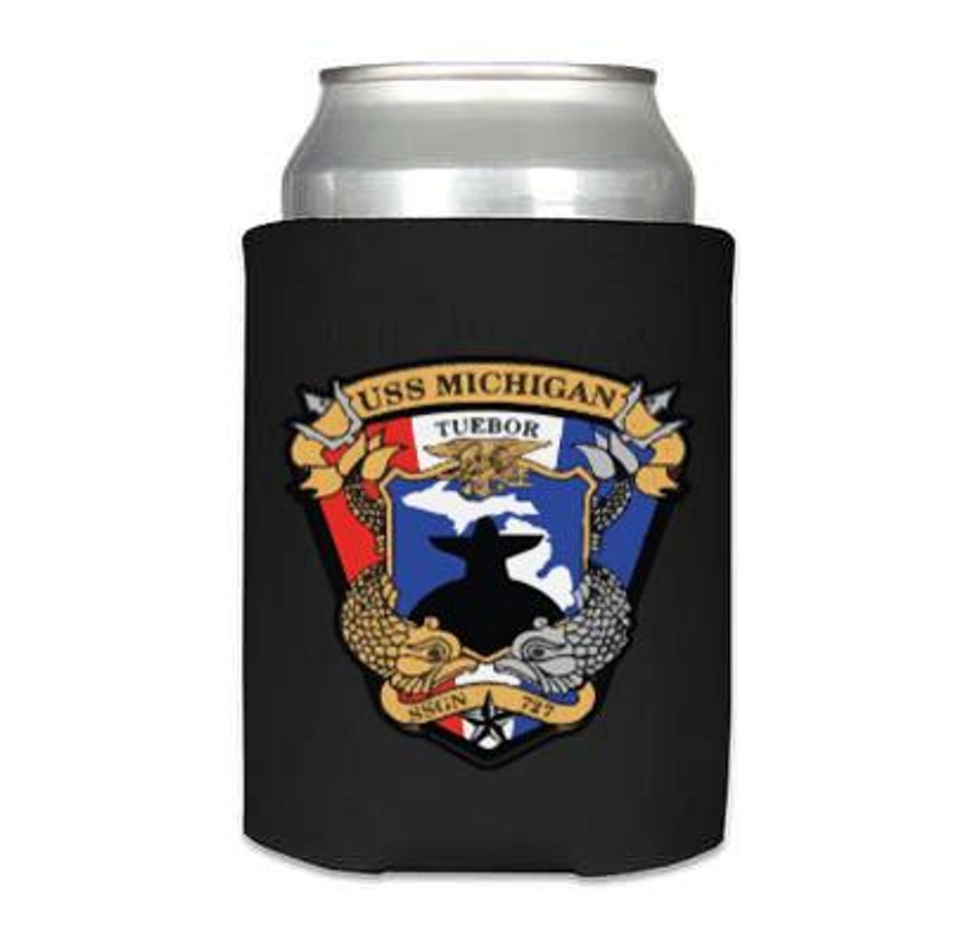 USS Michigan SSGN-727 Neoprene Can Cooler Insulation Foam Ohio Class ...
