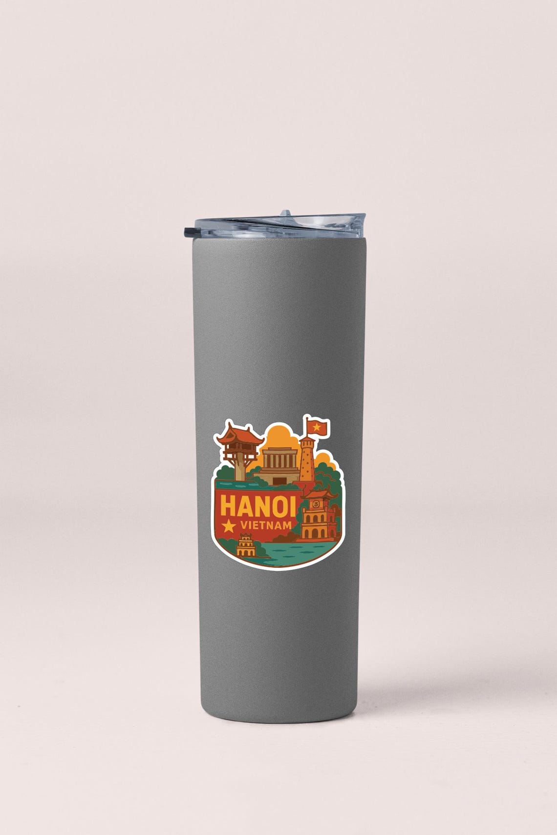 Hanoi Vietnam Sticker Decal Vinyl Die-cut City Skyline Landmark Design ...