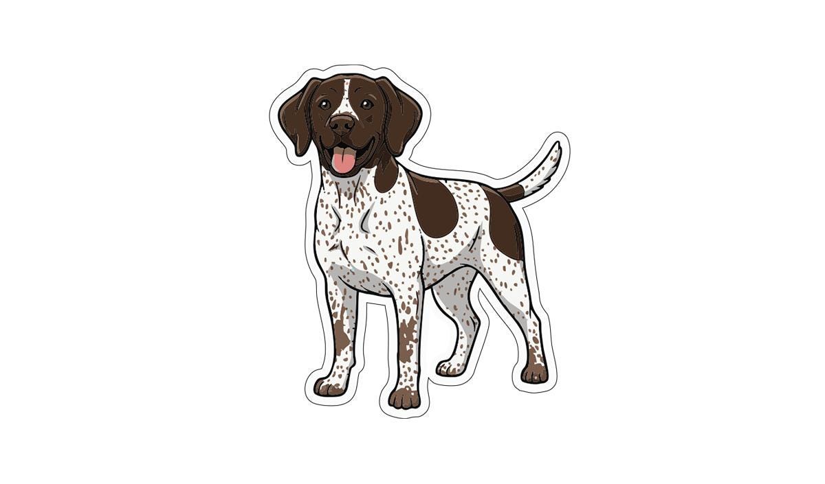 German Shorthaired Pointer Sticker Decal Vinyl Die-cut Dog Companion ...