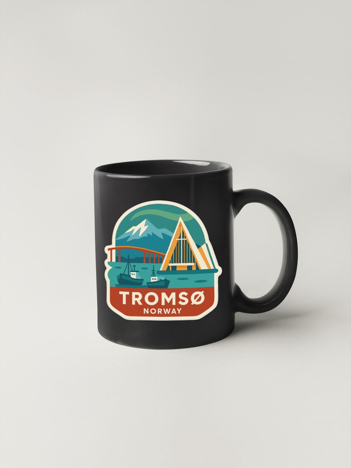 Tromsø Norway Sticker Decal Vinyl Die-cut City Skyline Landmark Design ...