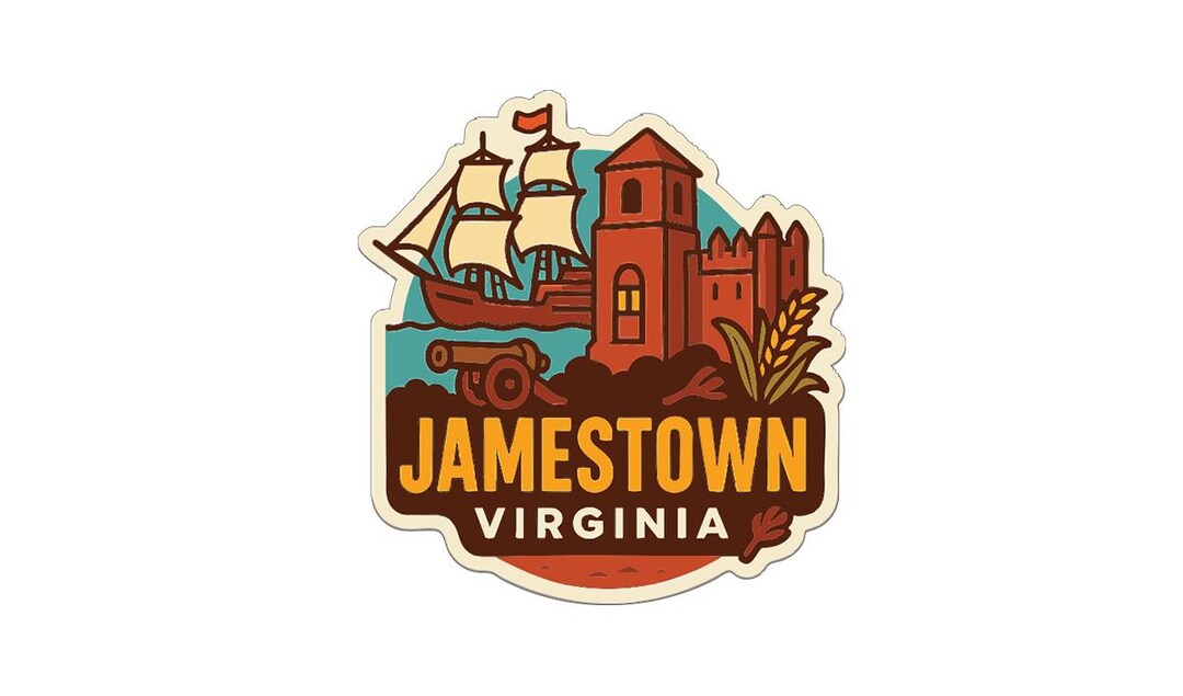 Jamestown Sticker Decal Vinyl Die-cut City Skyline Landmark Design - Etsy