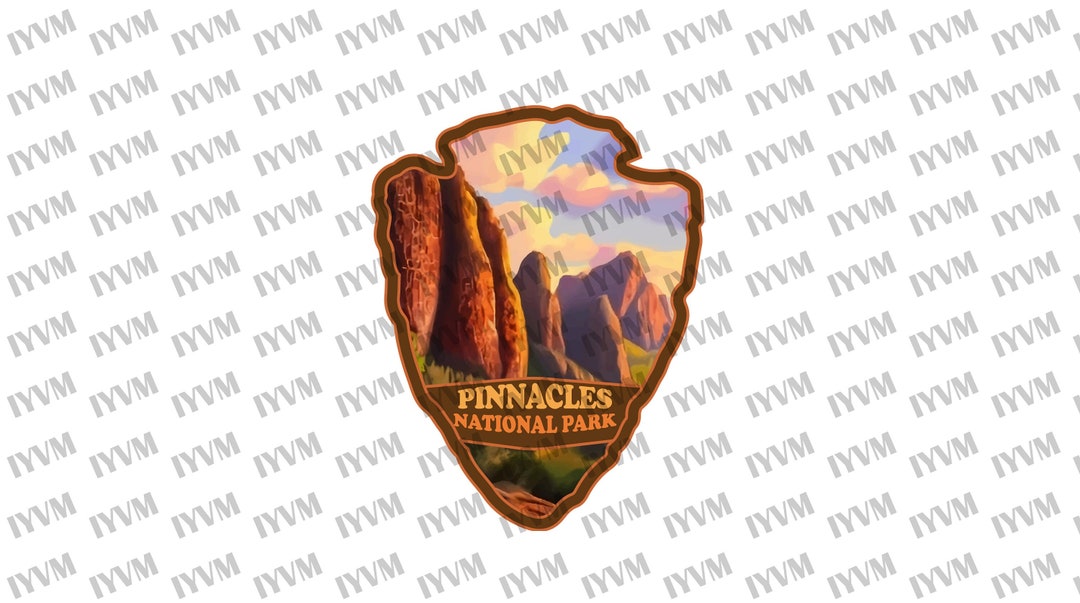 Pinnacles National Park Decal Sticker - US National Parks Series - Etsy