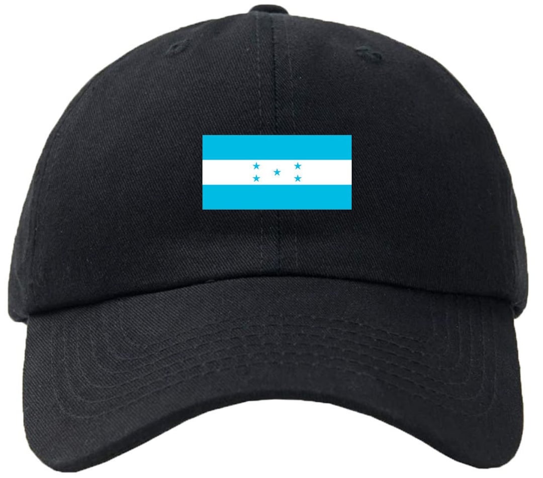 Honduras Flag Baseball Cap Hat Hook & Loop Closure / Republic of ...